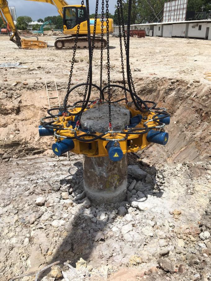 SPA5 Pile Cutting Machine Hydraulic With 150mm Cylinder Trip Break ...