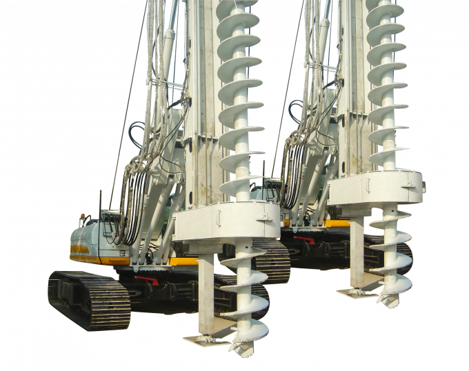 TR280W CFA Drilling Rig Max Diameter 1.2m 261kw Rated Power CE/ISO ...