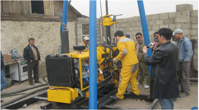 Portable Spindle 100m 450mm Stroke Core Drilling Equipment