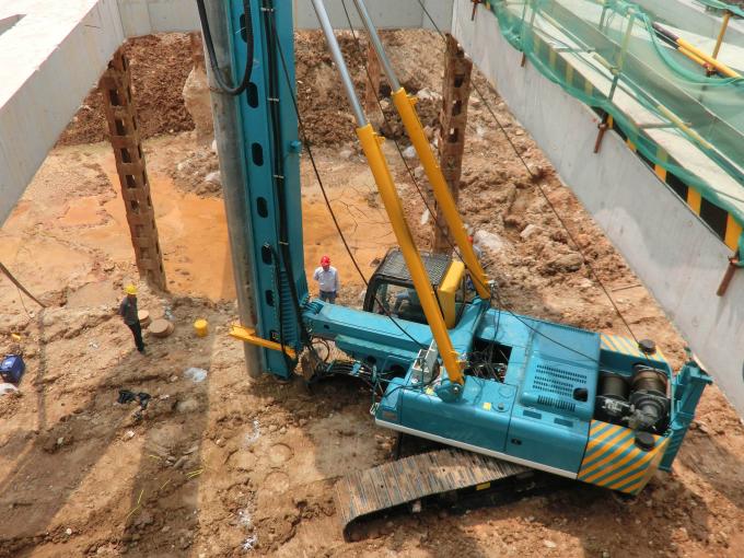 Crawler 30m Depth 40mm Dia 186kw Hydraulic Piling Rig