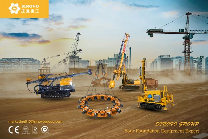 20m depth Hydraulic Mast Triangle Supporting Structure CFA Drilling Rig ...