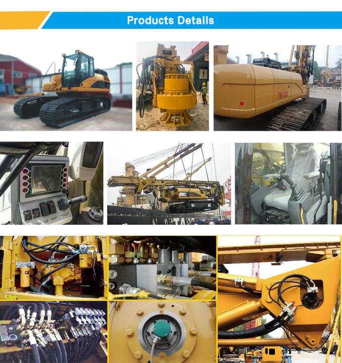 20m depth Hydraulic Mast Triangle Supporting Structure CFA Drilling Rig ...