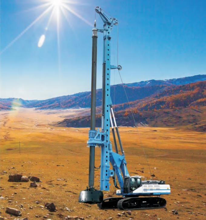 TR230D Rotary Drilling Rigs Hydraulic Telescopic Crawler Doosan Chassis ...