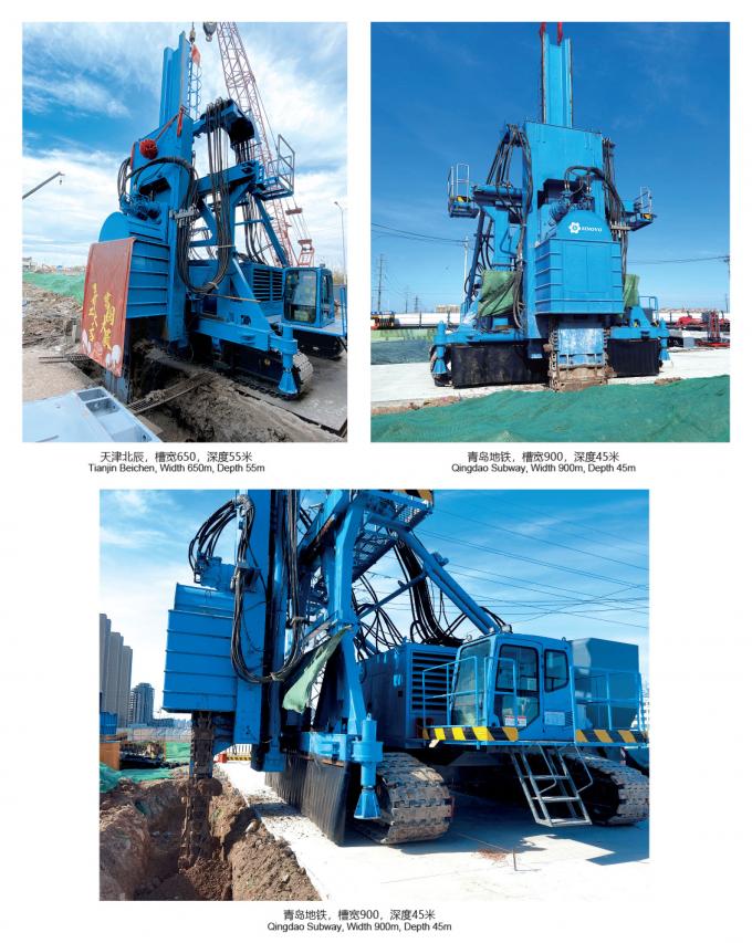 Trench Cutting Re Mixing Deep Wall Machine TRD Method