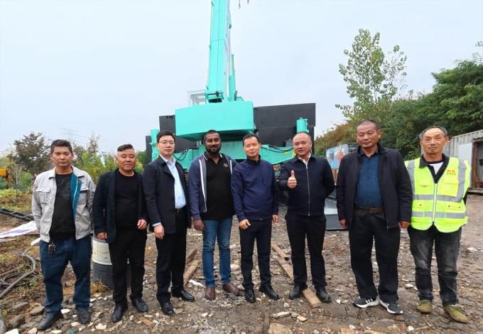 The refurbished VY368A Static Pile Driver has been given a new life